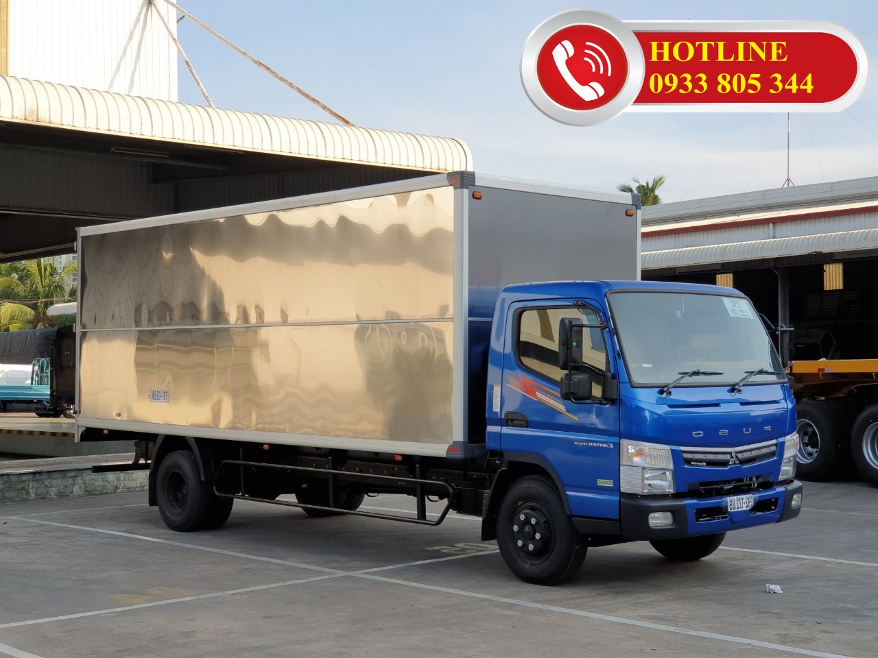 XE TẢI MITSUBISHI FUSO CANTER TF8.5L - THÙNG 6M2 - TẢI 4,7 TẤN